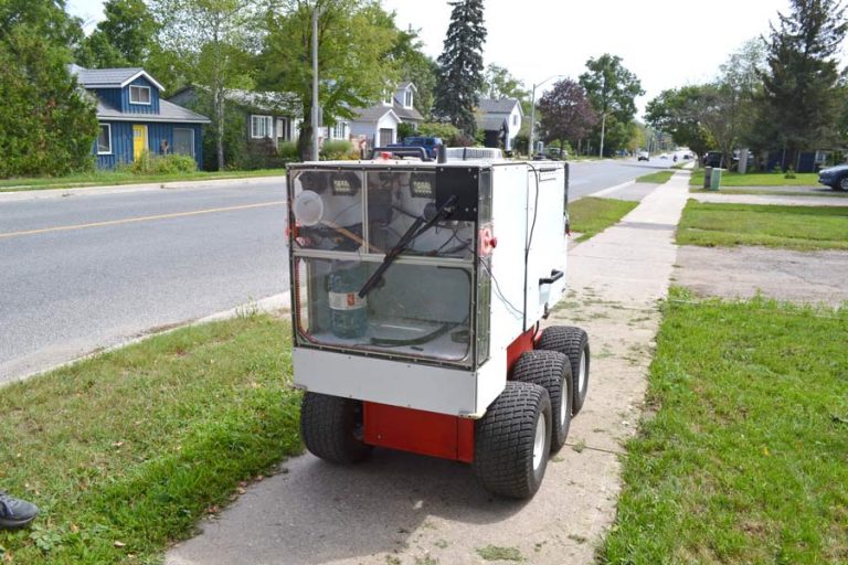 New sidewalk inspection technology rolls through Erin