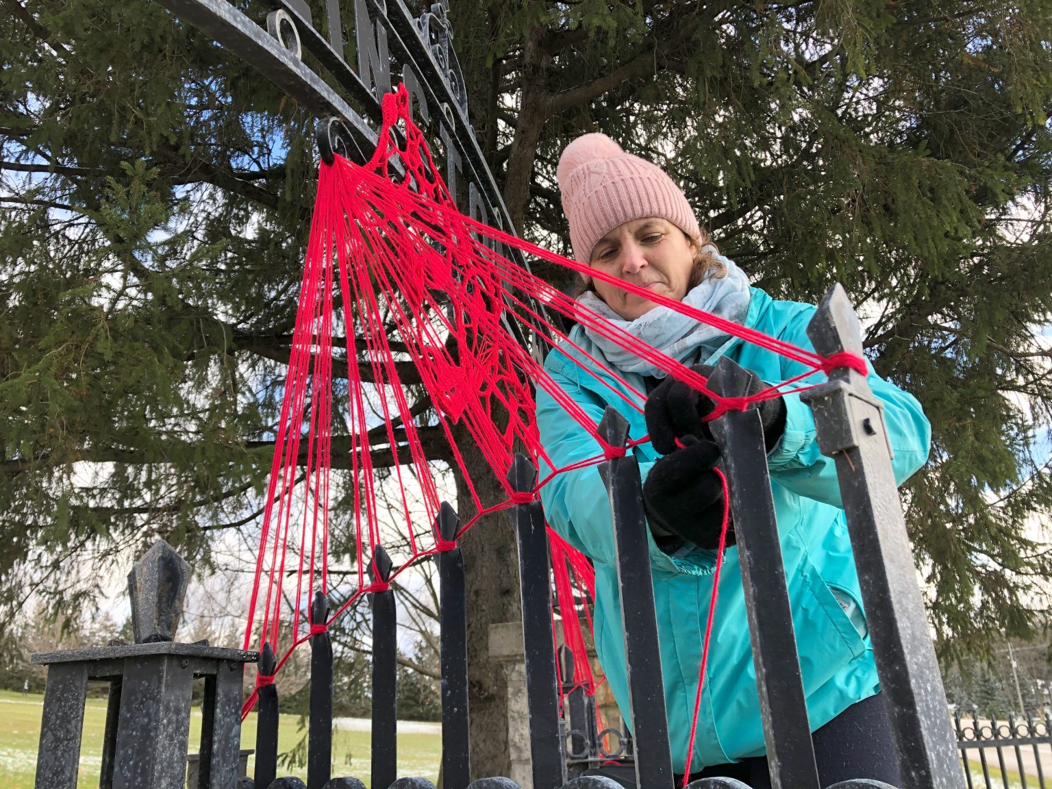 Metis artist adds installation piece, part of Hope and Healing Canada ...