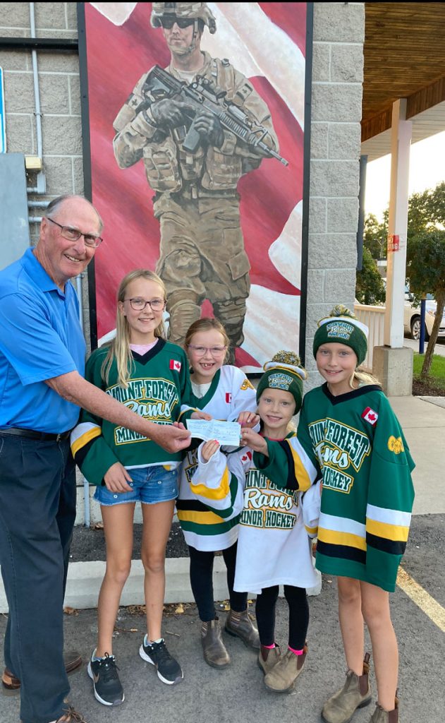 Mount Forest Legion's Catch the Ace makes donation to Mount Forest ...