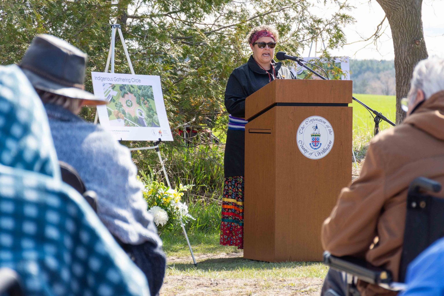 Indigenous Gathering Circle opens with ceremony and tree planting