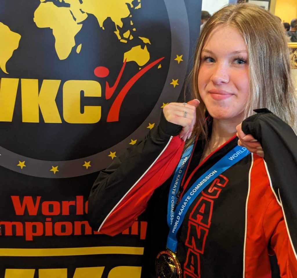 Brother, sister from Elora earn medals at karate World Championships