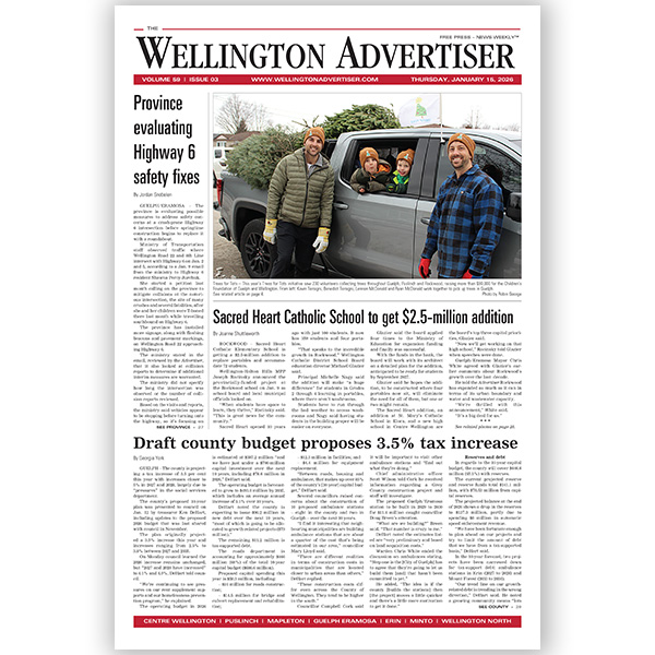 January 15, 2026 - Wellington Advertiser